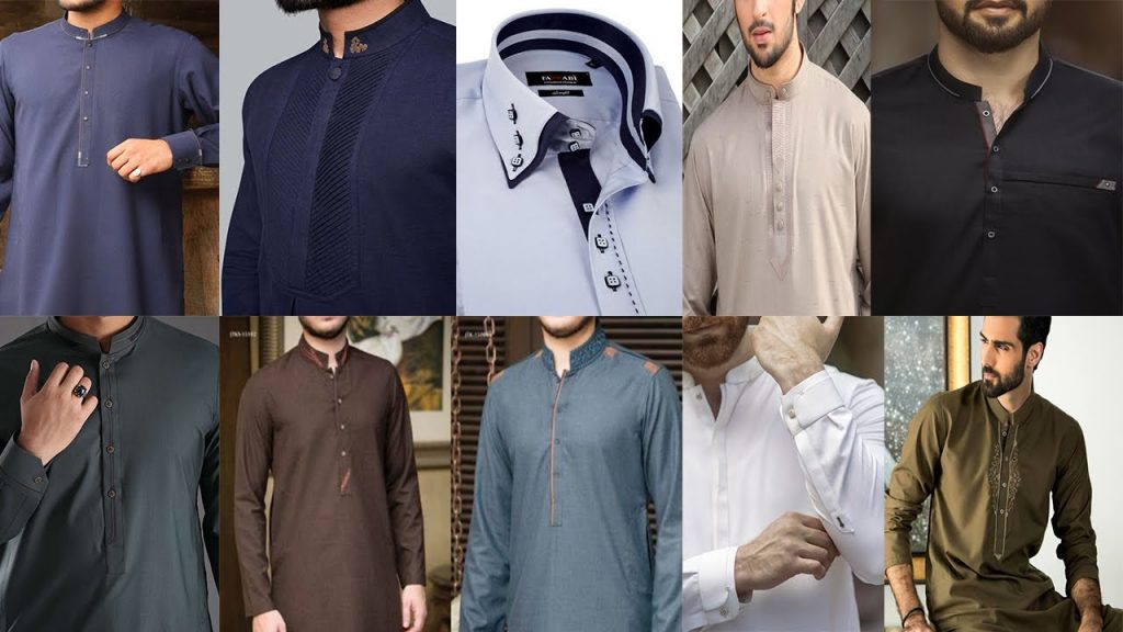Latest Mens Shalwar Kameez Collar Designs Ideas 2023 Images
